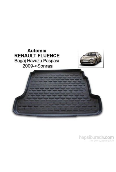 Renault Fluence Bagaj Havuzu 2009 Sonrası Renault Fluence Bagaj Havuzu 2009 Sonrası