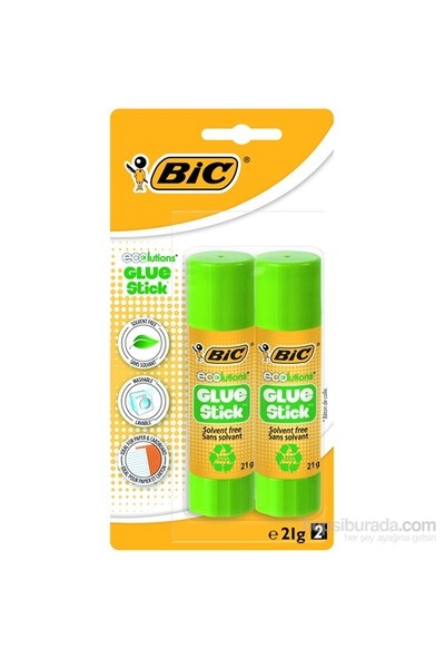 Bic Eco Glue Stick Yapıştırıcı 21 Gr 2’li Blister Bic Eco Glue Stick Yapıştırıcı 21 Gr 2’li Blister