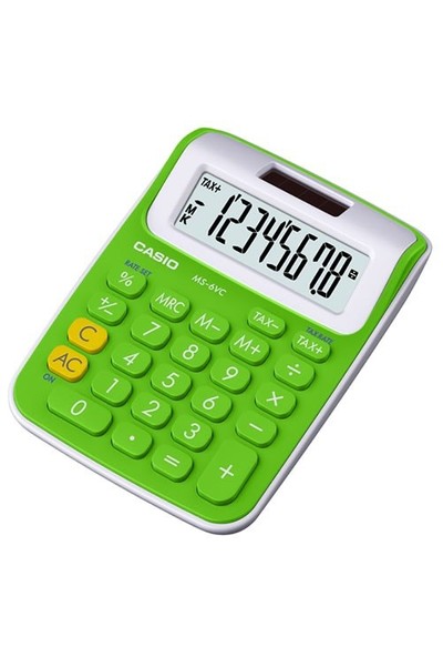 Casio MS-6VC-GN Mini Masa Tipi 8 Haneli Hesap Makinesi Casio MS-6VC-GN Mini Masa Tipi 8 Haneli Hesap Makinesi