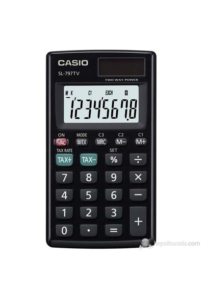 Casio SL-797TV-GD Cep Tipi Hesap Makinesi