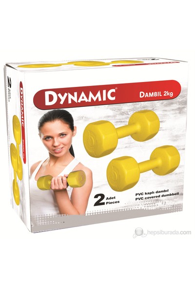 Dynamic 2 KG Vinyl Dambıl Set
