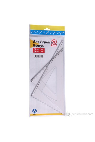 Ark Gönye seti 32 cm X 45 derece - 32 cm X 60 derece Ark Gönye seti 32 cm X 45 derece - 32 cm X 60 derece