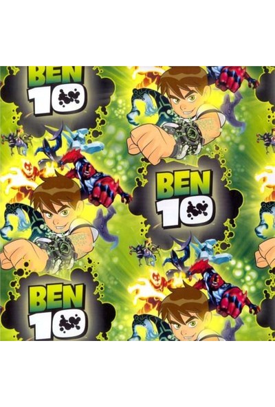 Ben 10 50x70 3'lü Rulo Ambalaj Kağıdı