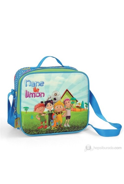 Nane İle Limon Beslenme Çantası 24*20*12 cm (Mavi-Yeşil) Nane İle Limon Beslenme Çantası 24*20*12 cm (Mavi-Yeşil)