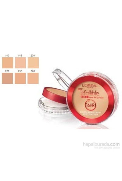 L'Oréal Paris Infallible Foundation 200 Sable Dore Pudra Fondöten L'Oréal Paris Infallible Foundation 200 Sable Dore Pudra Fondöten