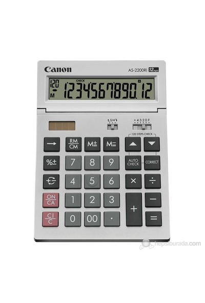 Canon As-2200 Rı 12 Hane Masa Üstü Hesap Makinesi