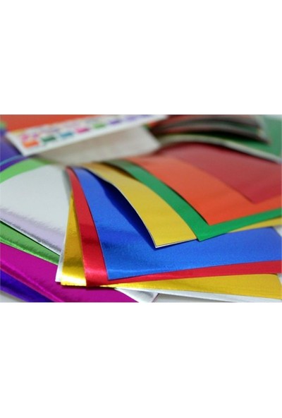 Ticon Metalik Fon Kartonu Karışık Renk 50 X 70-50'Li Ticon Metalik Fon Kartonu Karışık Renk 50 X 70-50'Li