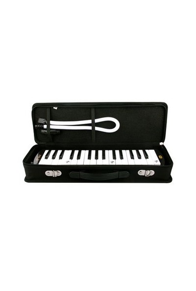 Ticon 32 Tuşlu Çantalı Melodika Siyah
