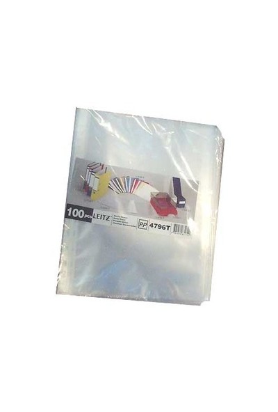 Leitz Poşet Dosya A5 6 Delikli (50 Adet) Buzlu 479510