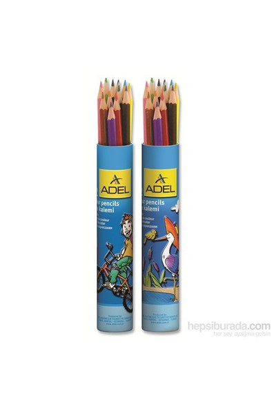 Adel Metal Tüp Boya Kalemi 12 Renk Tam Boy (2112315003)