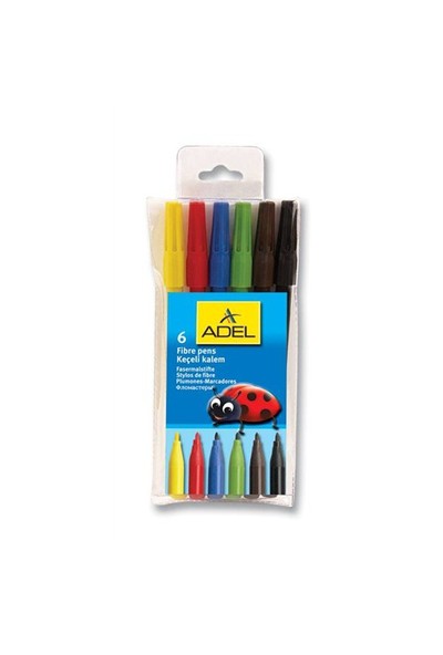 Adel Keçeli Kalem, 6'lı Poşet (2220222000)