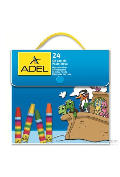 Adel Çantalı Pastel Boya 24 Renk (4281824000)