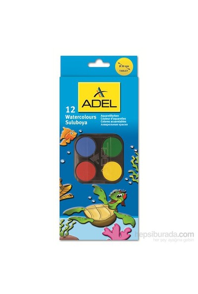 Adel Suluboya 12 Renk Büyük Boy (2290932000)