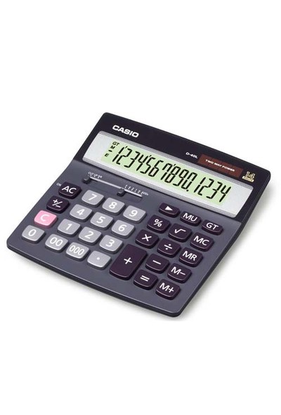 Casio D-40L Masaüstü 14 Hane Hesap Makinesi
