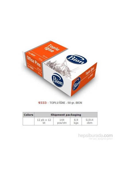 Mas 9333 Toplu İğne(24'lü kutu )