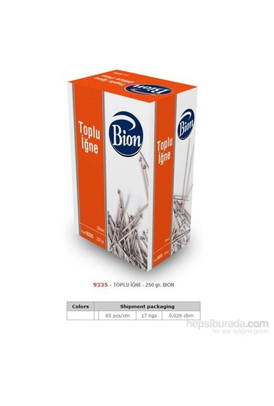 Mas 9335 Bion Topluiğne 250 Gr.28Mm Mas 9335 Bion Topluiğne 250 Gr.28Mm