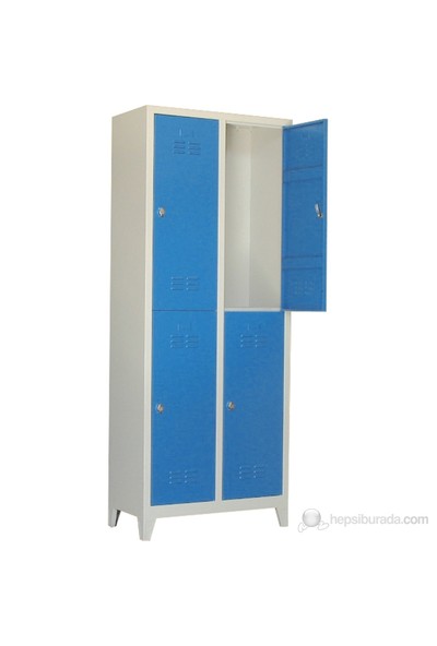 Jessan Ofis Dörtlü Standart Soyunma Dolabı