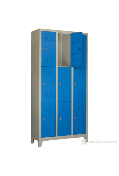 Jessan Dokuzlu Standart Soyunma Dolabı