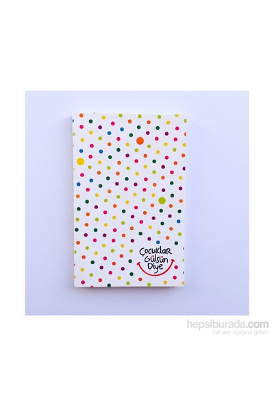 Çocuklar Gülsün Diye Çizgisiz Puantiyeli Defter 9 x 14 Çocuklar Gülsün Diye Çizgisiz Puantiyeli Defter 9 x 14