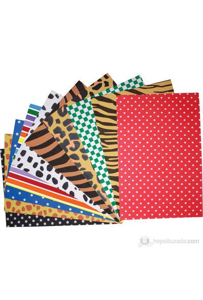 Caretta Eva Desen Baskılı 10'lu Poşet