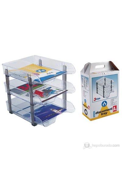 Ark Sabit 3'lü Evrak Rafı Ark Sabit 3'lü Evrak Rafı