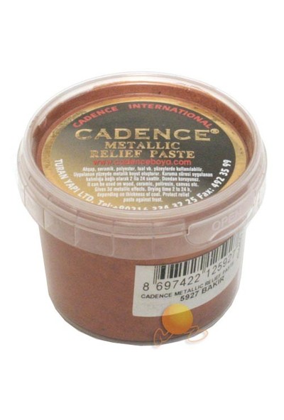Cadence Metalik Rölyef Pasta 120 ml. Cadence Metalik Rölyef Pasta 120 ml.