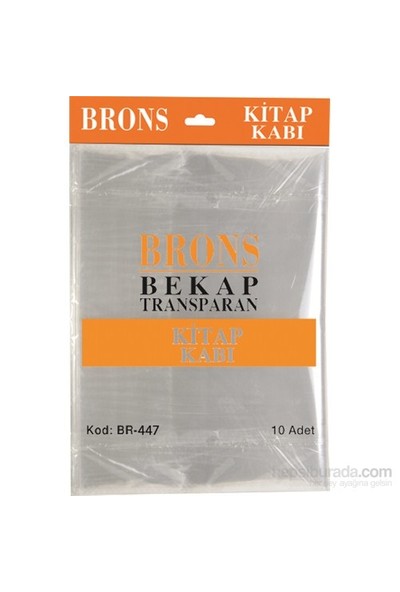 Brons Br-447 Hazır Kitap Kabı Şeffaf 10 'lu Set Brons Br-447 Hazır Kitap Kabı Şeffaf 10 'lu Set