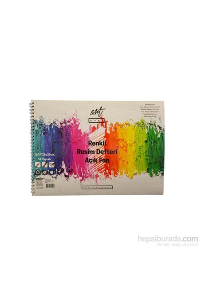 Artwork Renkli Resim Defteri-Açık Fon 25X35 16Yp Artwork Renkli Resim Defteri-Açık Fon 25X35 16Yp