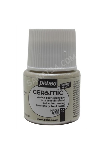 Pebeo Ceramic Seramik Boyası 30 Pearl Pebeo Ceramic Seramik Boyası 30 Pearl