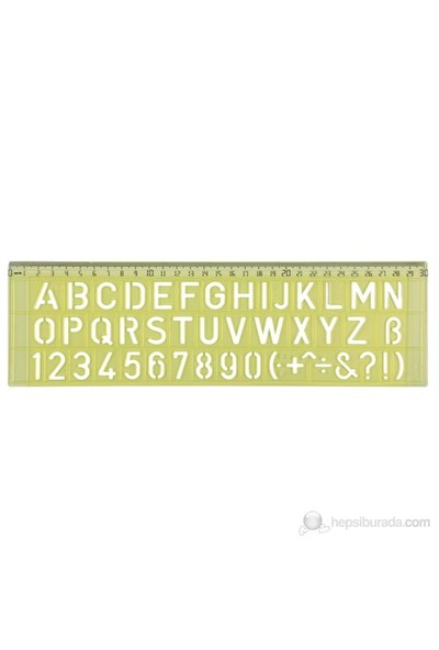 Ark Harf Şablonu Cetveli No:2