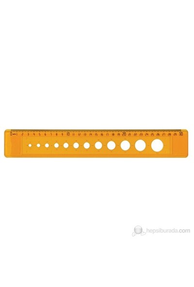 Ark Daire Şablonu Şablon Cetveli 30 cm