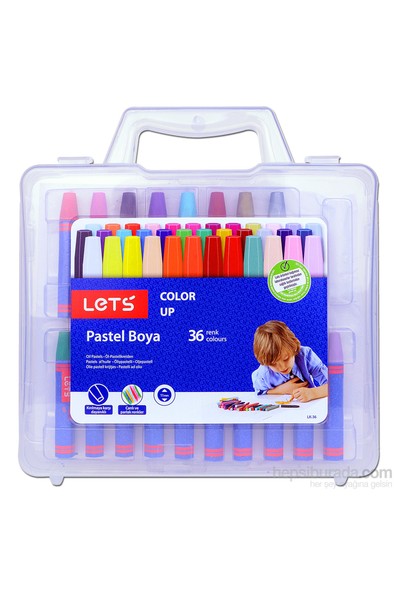 Let's LK36 Çantalı Pastel Boya 36 Renk Let's LK36 Çantalı Pastel Boya 36 Renk