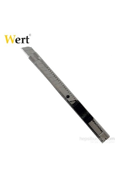 Wert 2168 Ofis Tipi Maket Bıçağı (80X9mm) Wert 2168 Ofis Tipi Maket Bıçağı (80X9mm)