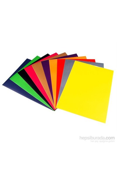 Ticon 73817 Fon Kartonu 50 x 70 cm 10 Renk Karışık