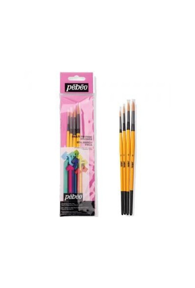 Pebeo Suluboya Fırça Seti 4 Lü Set-2 Pebeo Suluboya Fırça Seti 4 Lü Set-2