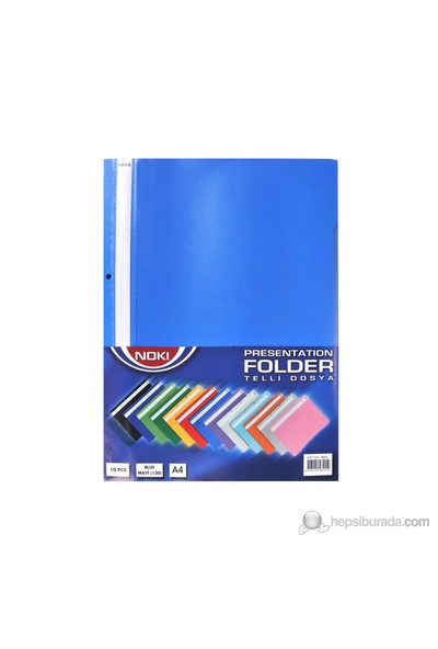 Noki A4 Telli Dosya 10'lu Siyah