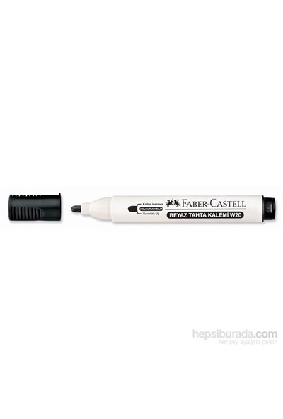 Faber-Castell Beyaz Tahta Kalemi W20 Siyah Faber-Castell Beyaz Tahta Kalemi W20 Siyah