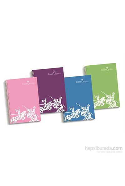 Faber-Castell PP Kapak 5 Blm Renkli Kenar Çizgi Defter 200 Yaprak (5075400181) Faber-Castell PP Kapak 5 Blm Renkli Kenar Çizgi Defter 200 Yaprak (5075400181)