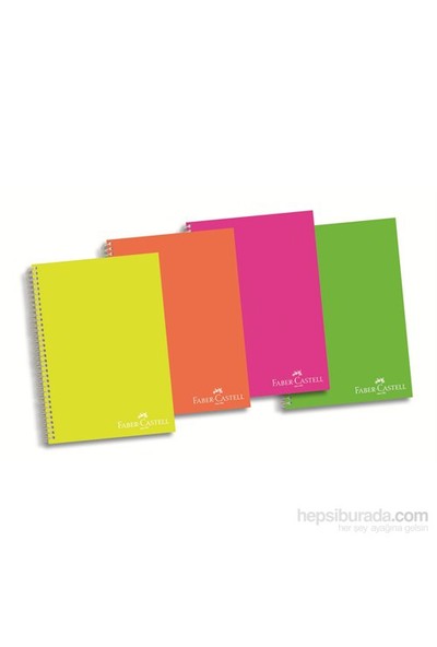 Faber-Castell PP Kapak Seperatörlü 4 Bölüm Krşk.Defter 160 Yaprak (5075400192) Faber-Castell PP Kapak Seperatörlü 4 Bölüm Krşk.Defter 160 Yaprak (5075400192)