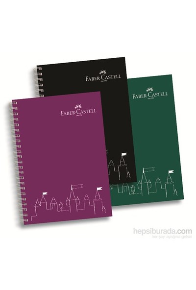 Faber-Castell PP Kapak Koyu Renkler Çizgili Defter 80 Yaprak (5075400105) Faber-Castell PP Kapak Koyu Renkler Çizgili Defter 80 Yaprak (5075400105)
