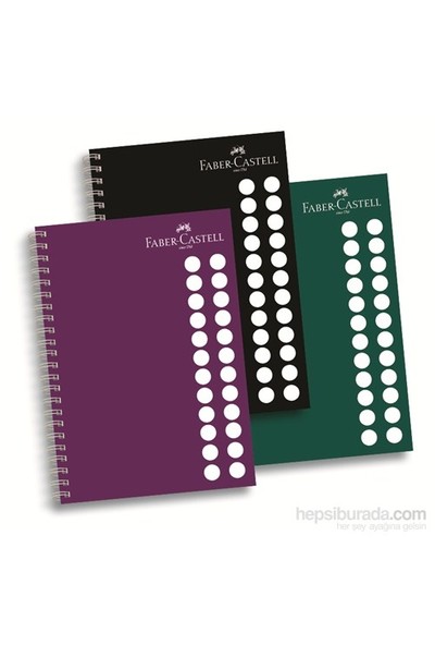 Faber-Castell PP Kapak Koyu Renkler Çizgili Defter 100 Yaprak (5075400114) Faber-Castell PP Kapak Koyu Renkler Çizgili Defter 100 Yaprak (5075400114)
