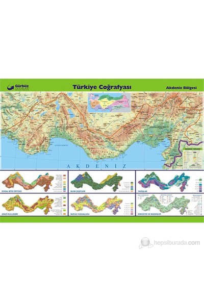 Akdeniz Bölgesi Haritası
