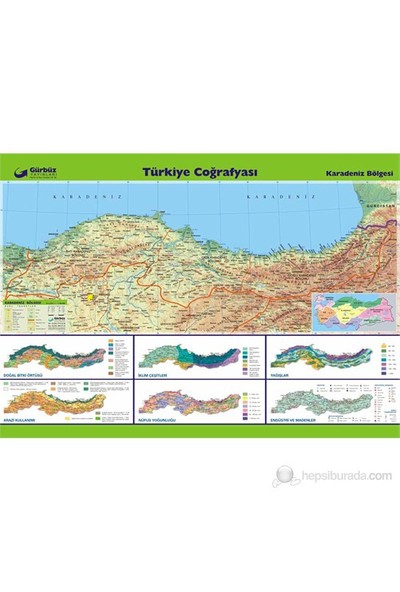 Karadeniz Bölgesi Haritası
