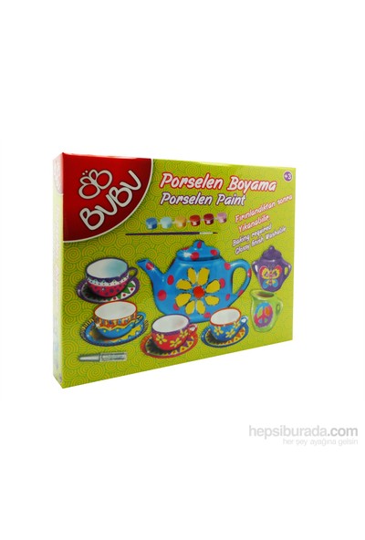 Bu-Bu Porselen Boyama Çay Keyfi Seti 2 (70463) Bubu-Pb0006 Bu-Bu Porselen Boyama Çay Keyfi Seti 2 (70463) Bubu-Pb0006