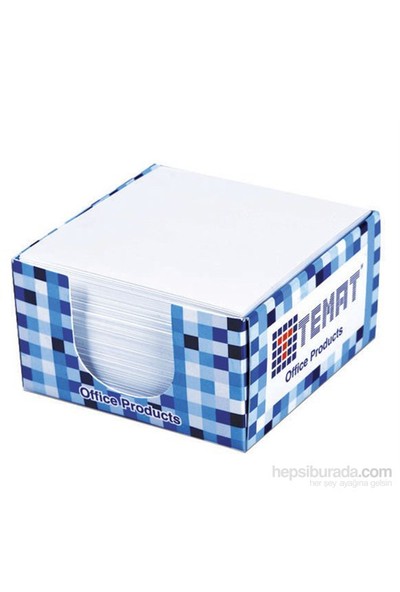 Temat 34897 Küp Blok Beyaz