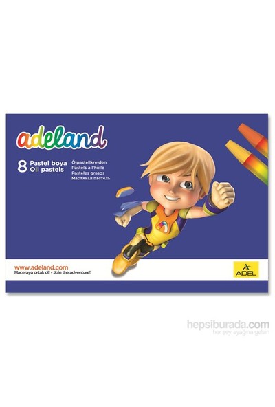 Adeland Pastel Boya 8 Renk Adeland Pastel Boya 8 Renk