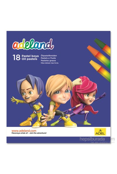 Adeland Pastel Boya 18 Renk Adeland Pastel Boya 18 Renk