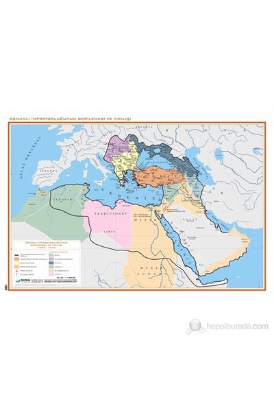 Osmanlı İmparatorluğu’Nun Gerileme Ve Yıkılışı Haritası Osmanlı İmparatorluğu’Nun Gerileme Ve Yıkılışı Haritası