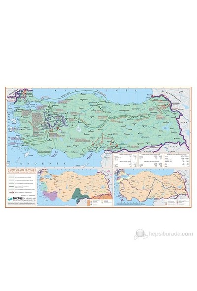 Kurtuluş Savaşı Haritası Kurtuluş Savaşı Haritası