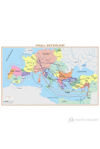 Haçlı Seferleri Haritası